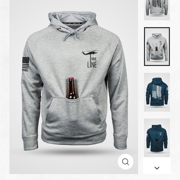 Nine Line | Shirts | New Nine Line Raglan Tailgater Hoodie | Poshmark